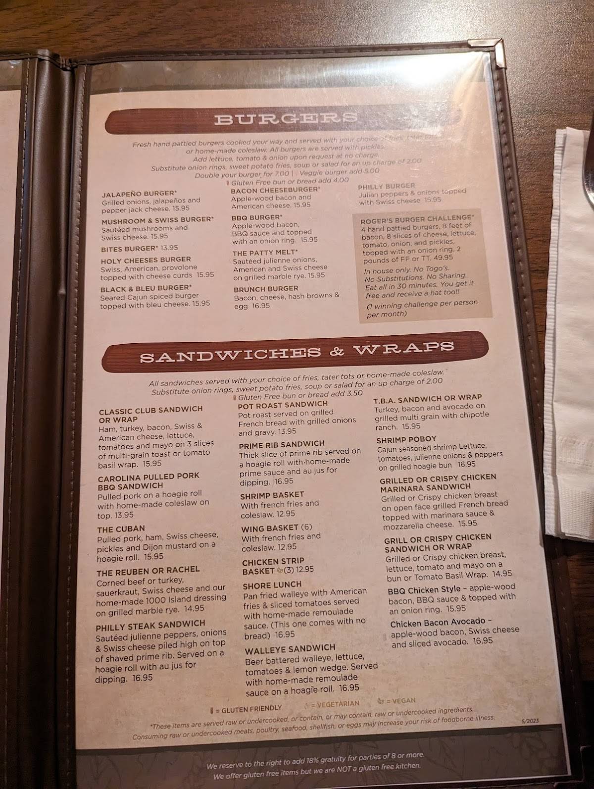 Menu at Bites Pub & Grub, Pine River