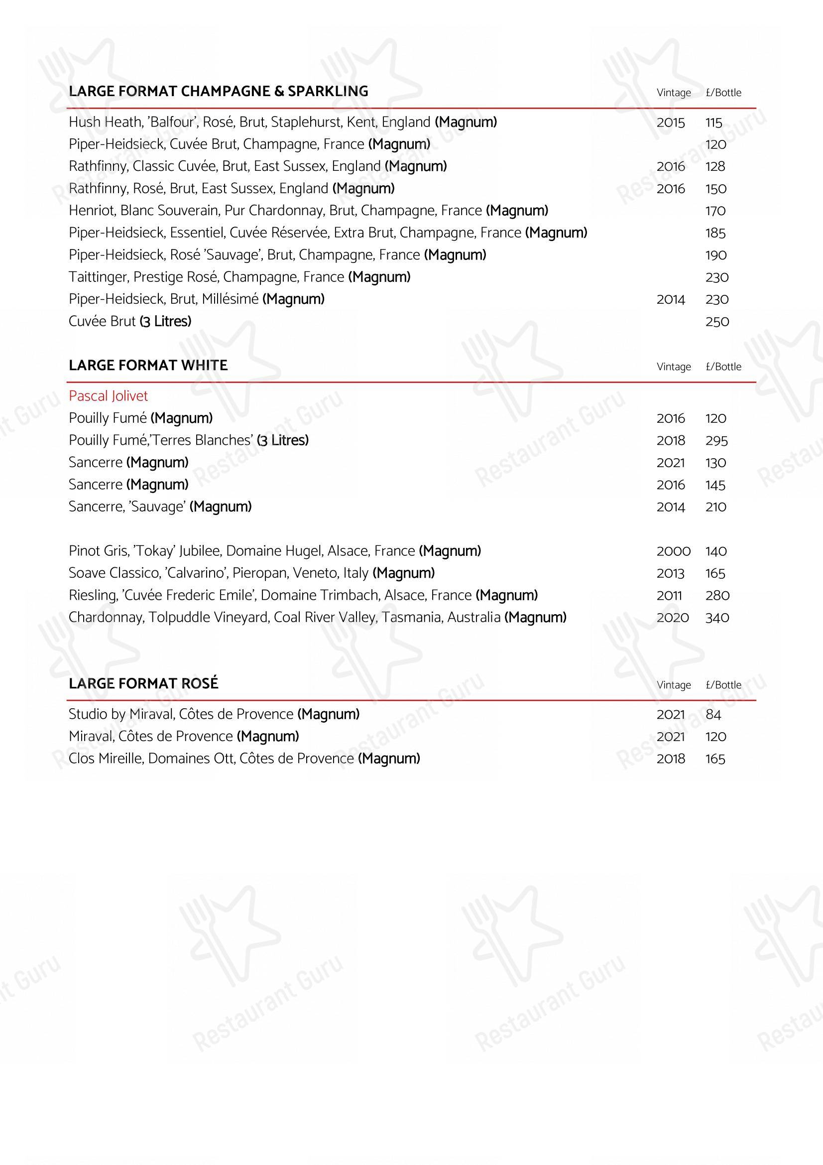 Menu at Bleeding Heart Bistro pub & bar, London, 7 Bleeding Heart Yard