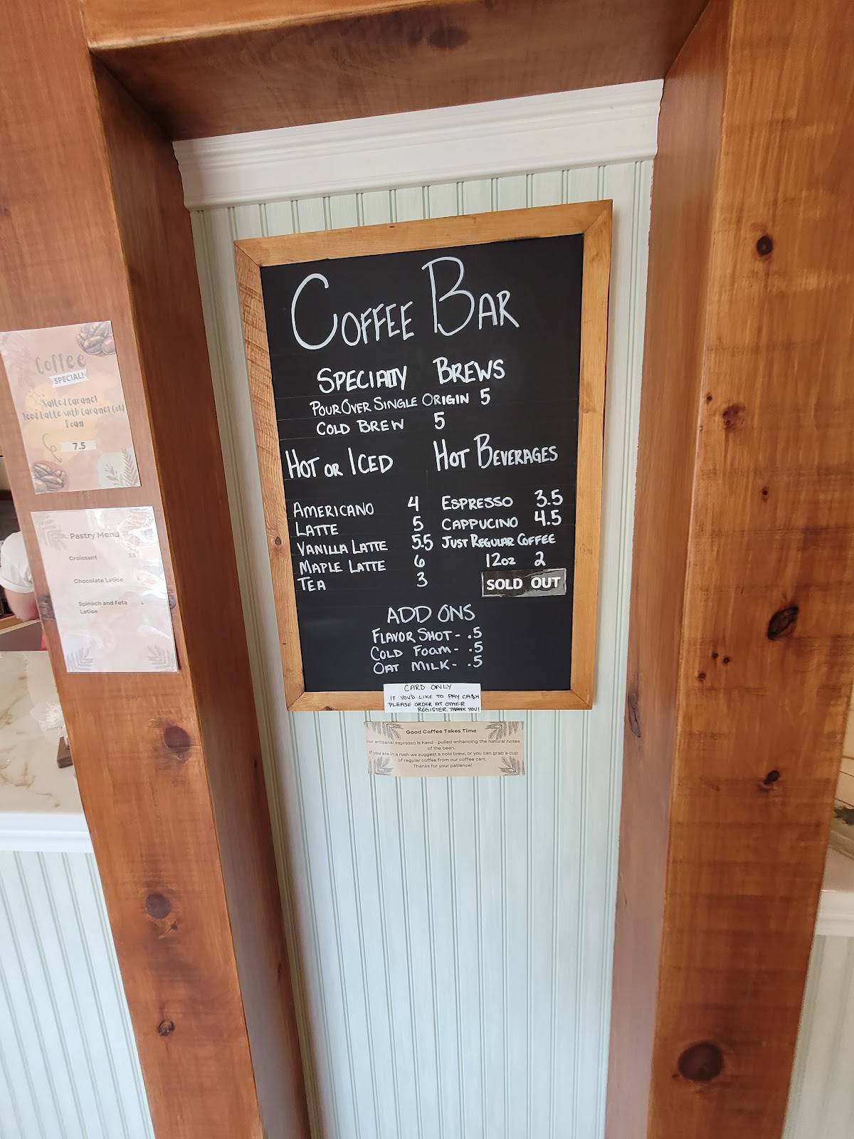 Menu at Blue Duck Deli restaurant, Ludlow