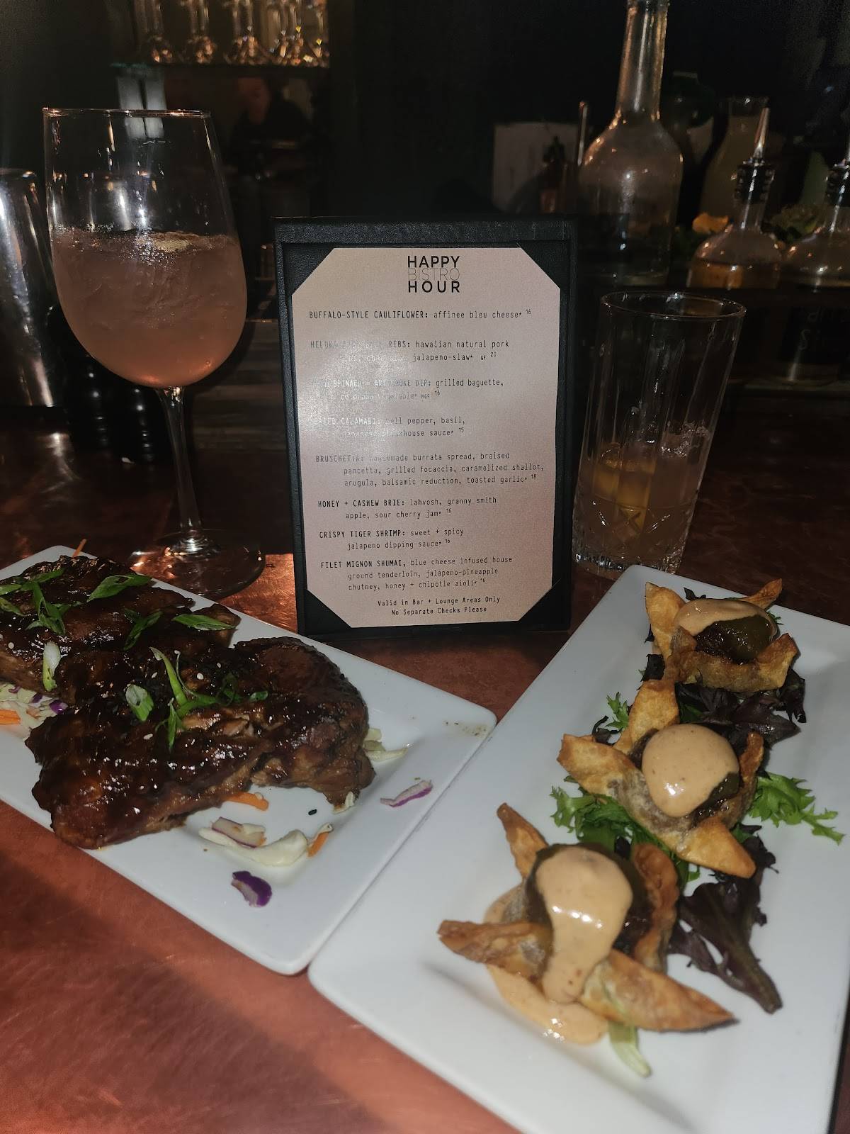 Menu at Blue River Bistro pub & bar, Breckenridge