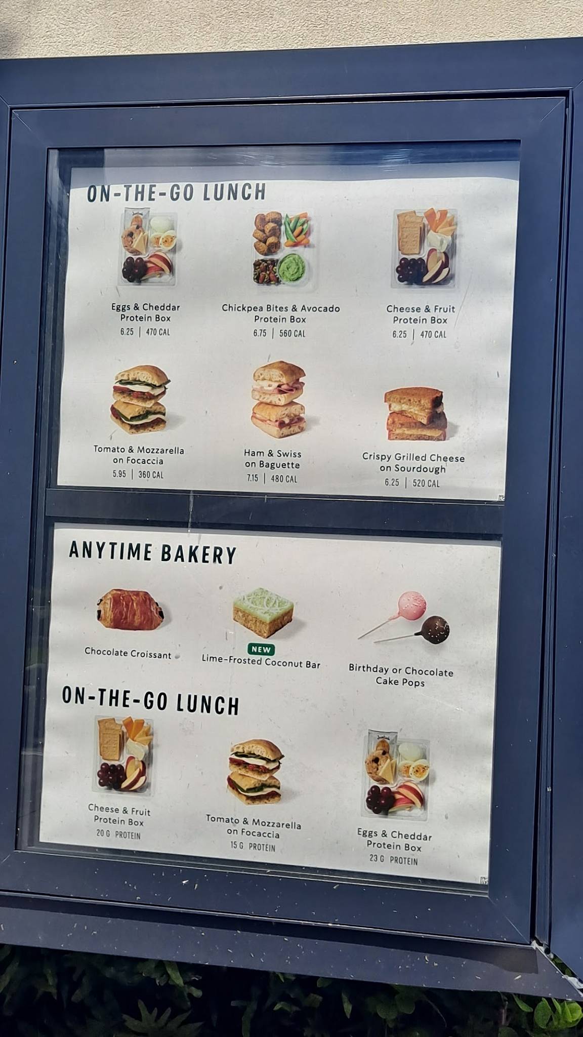 Menu at Starbucks cafe, Boca Raton, N Military Trl