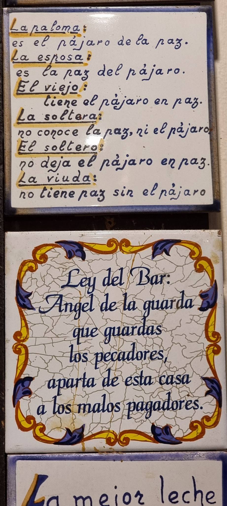 Menu at Boga Boga restaurant, Santo Domingo
