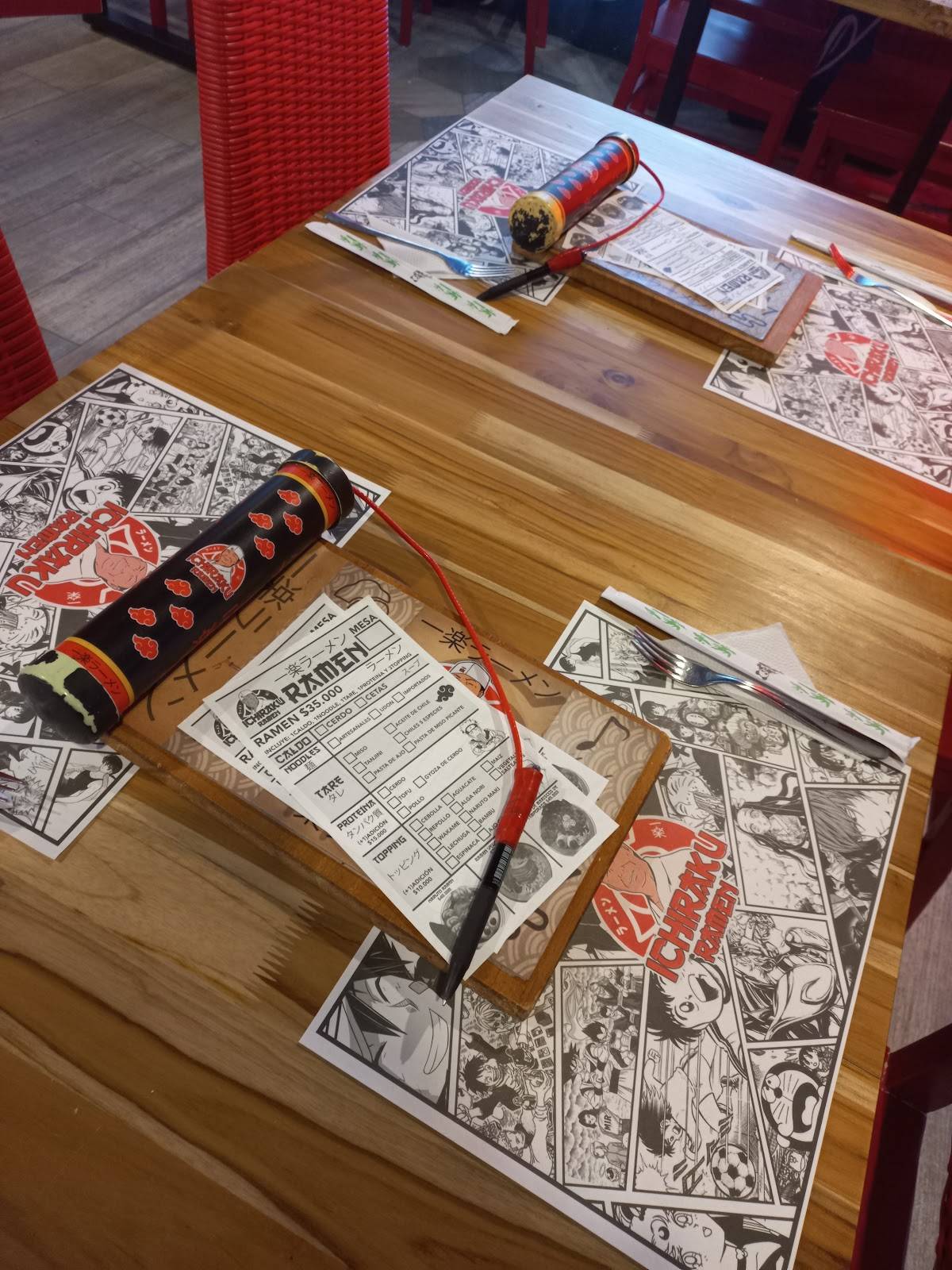Carta del restaurante Ichiraku Ramen Bogotá Norte, Bogotá