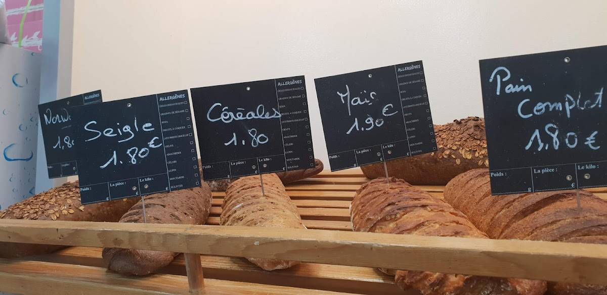 Menu at Boulangerie Aya, Saint-Maurice