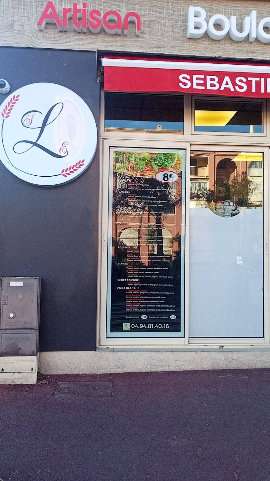 Menu at Boulangerie Pâtisserie Sébastien Leblond, Fréjus