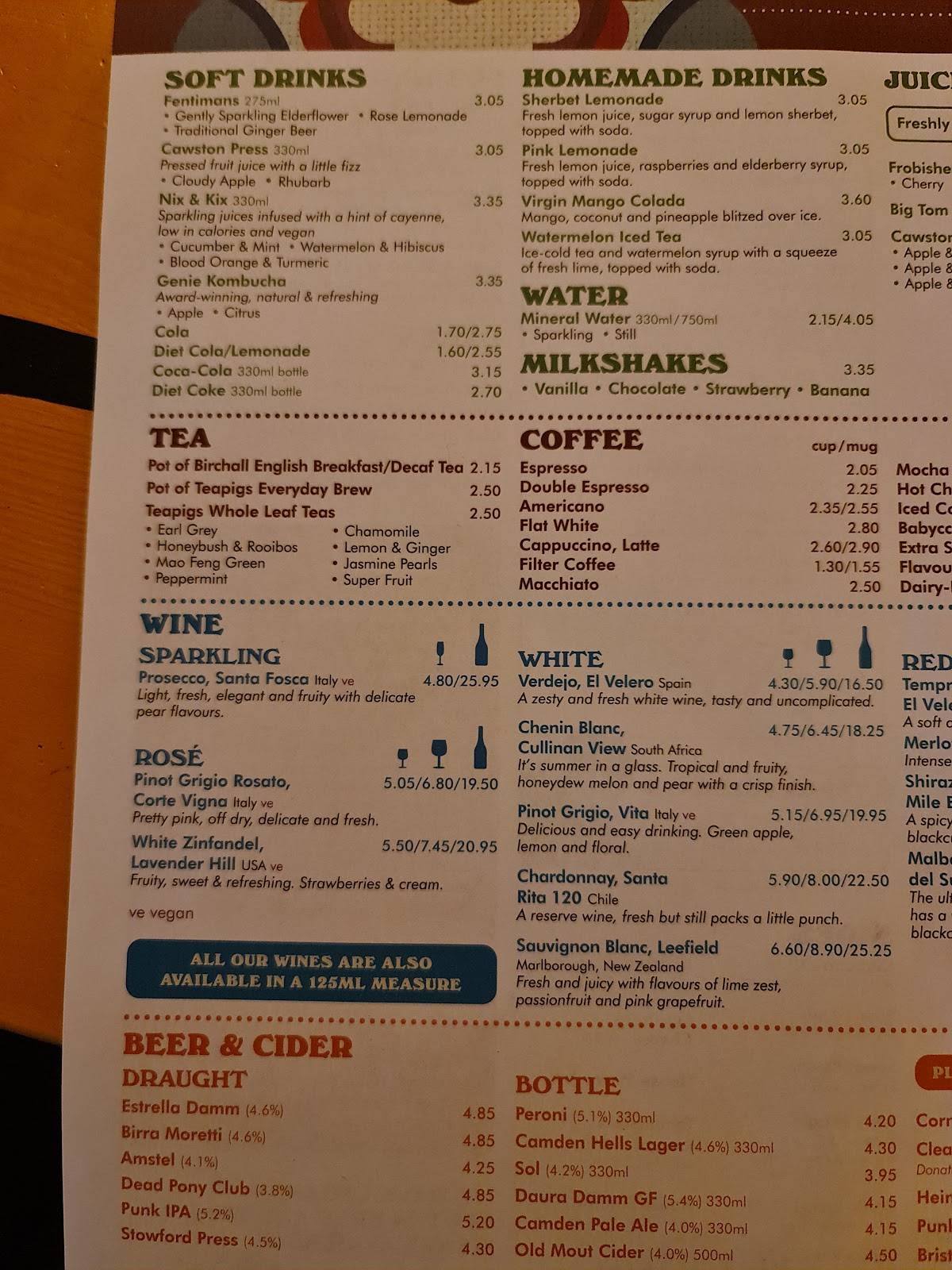 Menu at Ludo Lounge pub & bar, Bournemouth