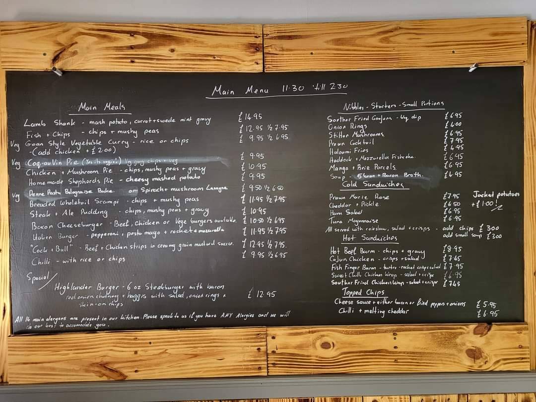 Menu at Bridge 64 Kitchen & Bar, Garstang