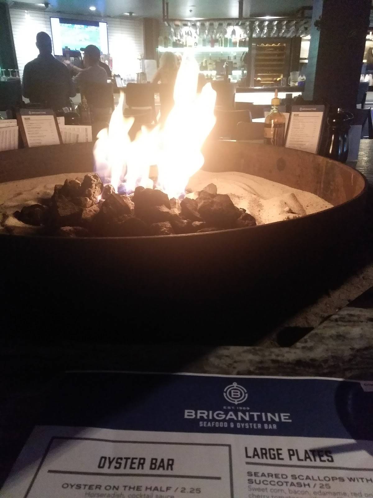 Menu at Brigantine Seafood & Oyster Bar, La Mesa, Fuerte Dr