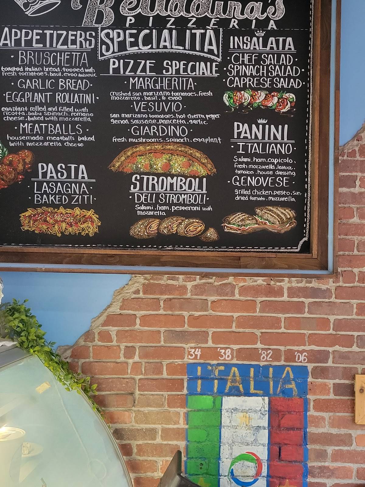 Menu at Brothers Italian Cuisine pizzeria, Anderson