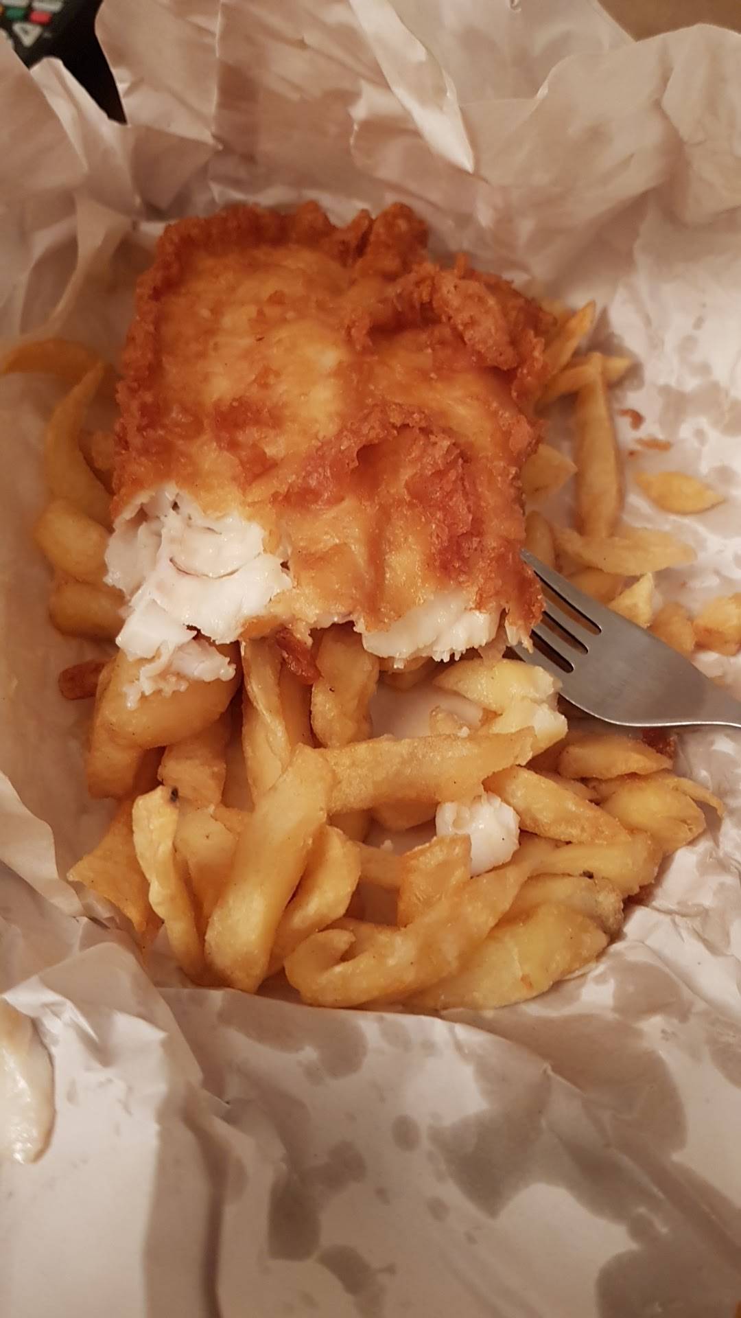 Menu at Brownhill Chippy fast food, Blackburn