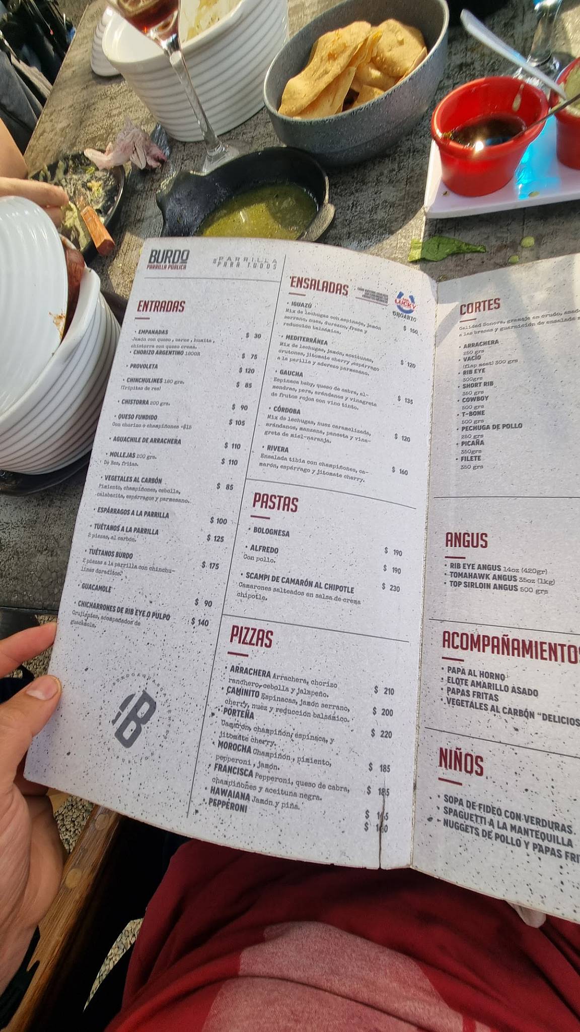 Carta de Burdo Parrilla Pública, Aguascalientes