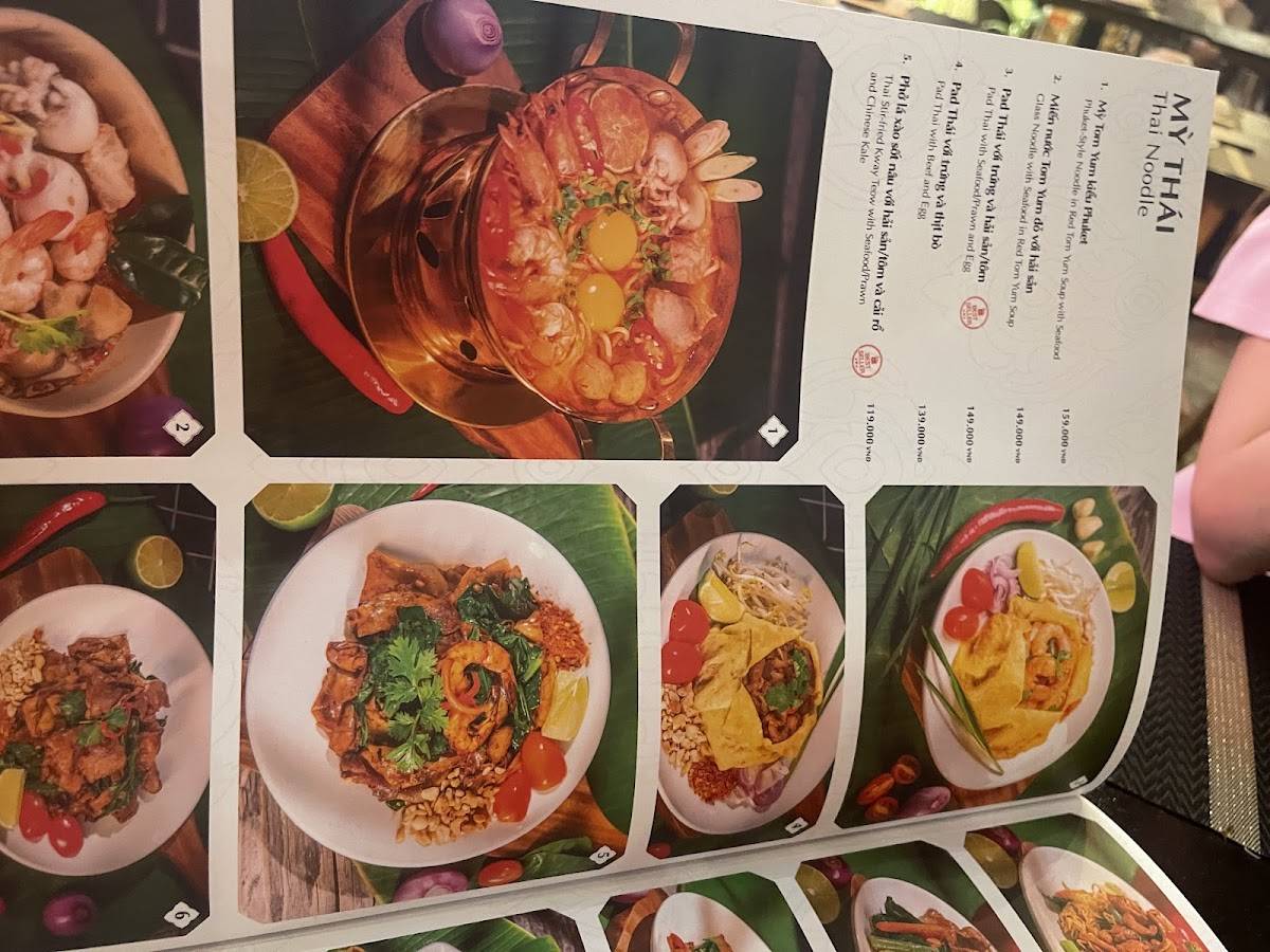 Menu at CHIANG RAI - Nhà Hàng Thái restaurant, Ho Chi Minh City