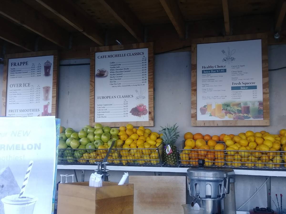 Menu at Cafe Michelle @Dusable Harbor, Chicago, 200 N Lakefront Trl