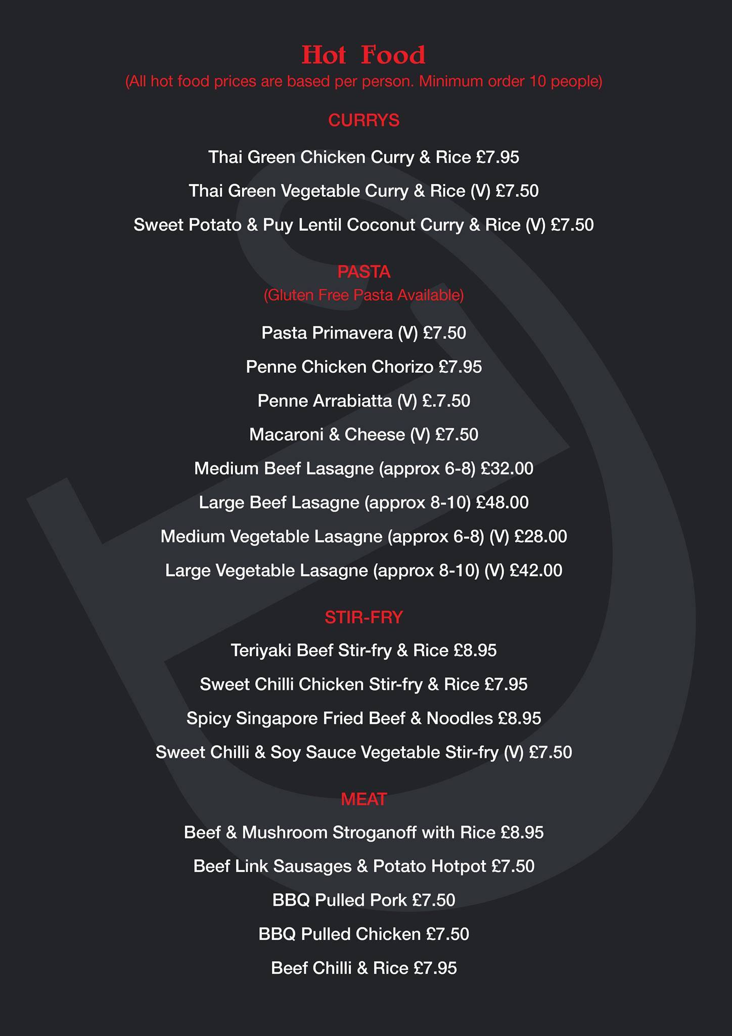 Menu at D'Lish Cafe Bistro, Glasgow