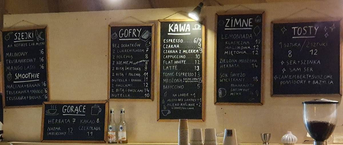Carta de Cafe Jurta, Varsovia, Gwiaździsta 2