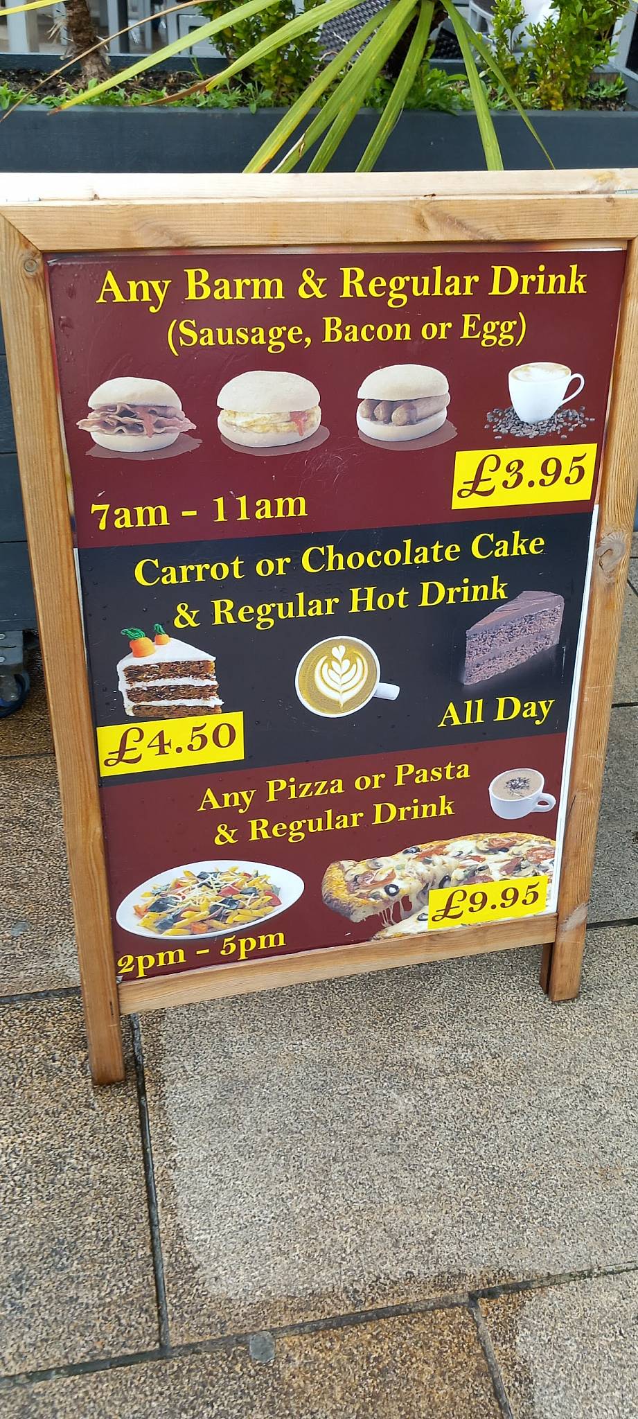 Menu at La Viva Cafe Restaurant, Preston