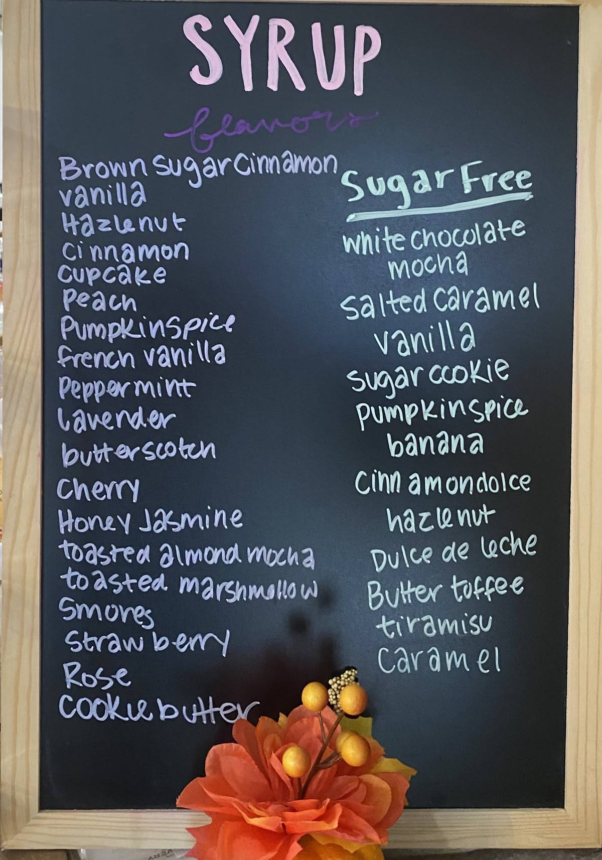 Menu at New Day Cafe, Woodbine