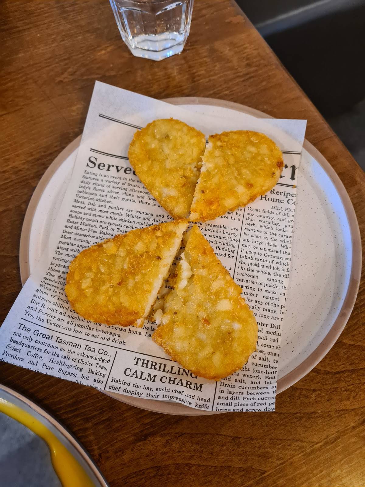 Menu at New Ritual Cafe, Midland