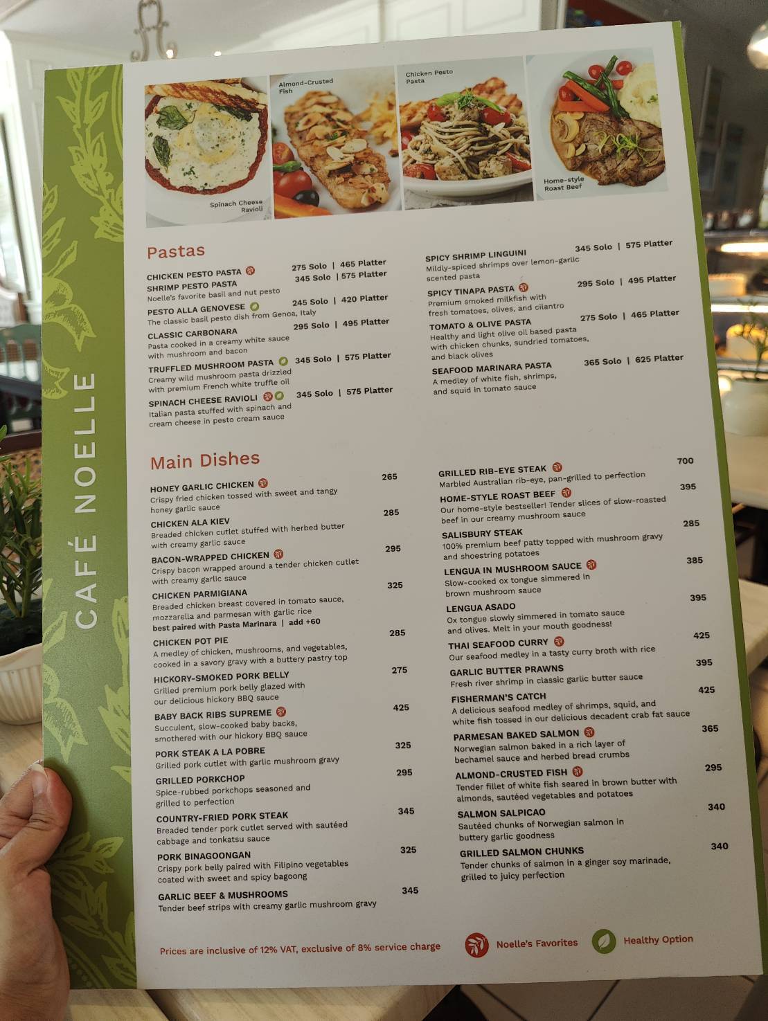 Menu at Café Noelle - Greenfields Square, San Fernando cafe, San Fernando