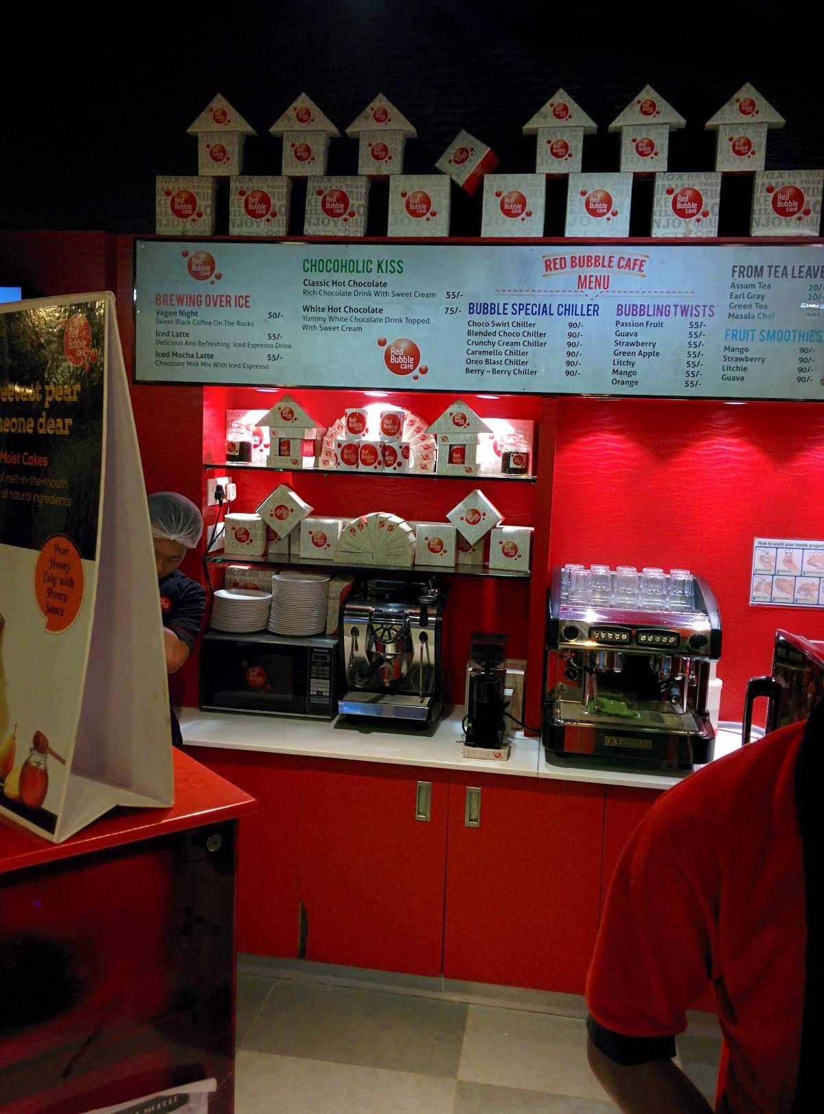 Menu at Red Bubble Cafe, Kakkanad, 9-418-A3