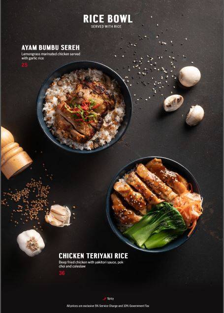 Menu at Tanamera Coffee Ciputra International cafe, West Jakarta
