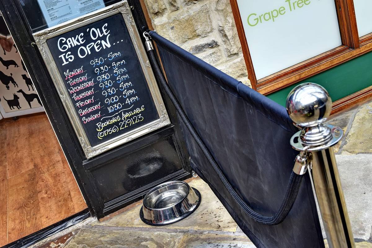 Menu at The Cake'Ole cafe, Skipton