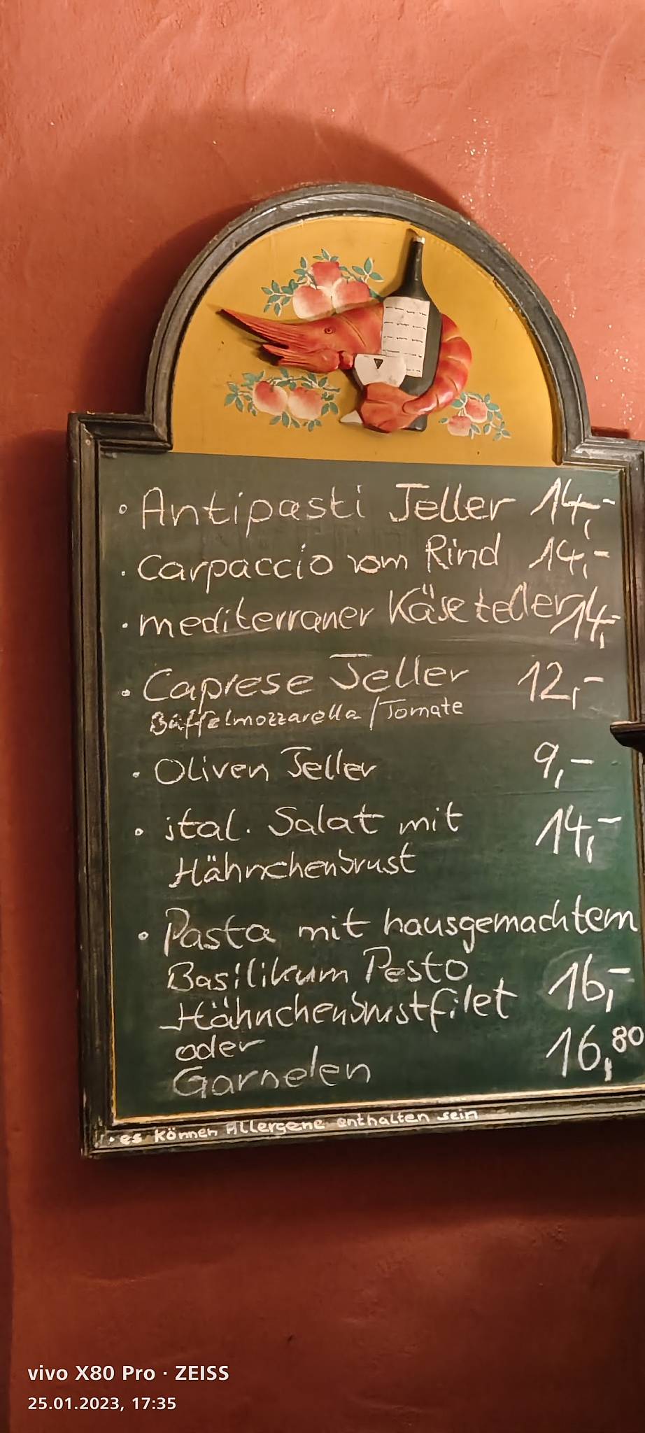 Speisekarte von Café & Trattoria sabu cafe, Prenzlau