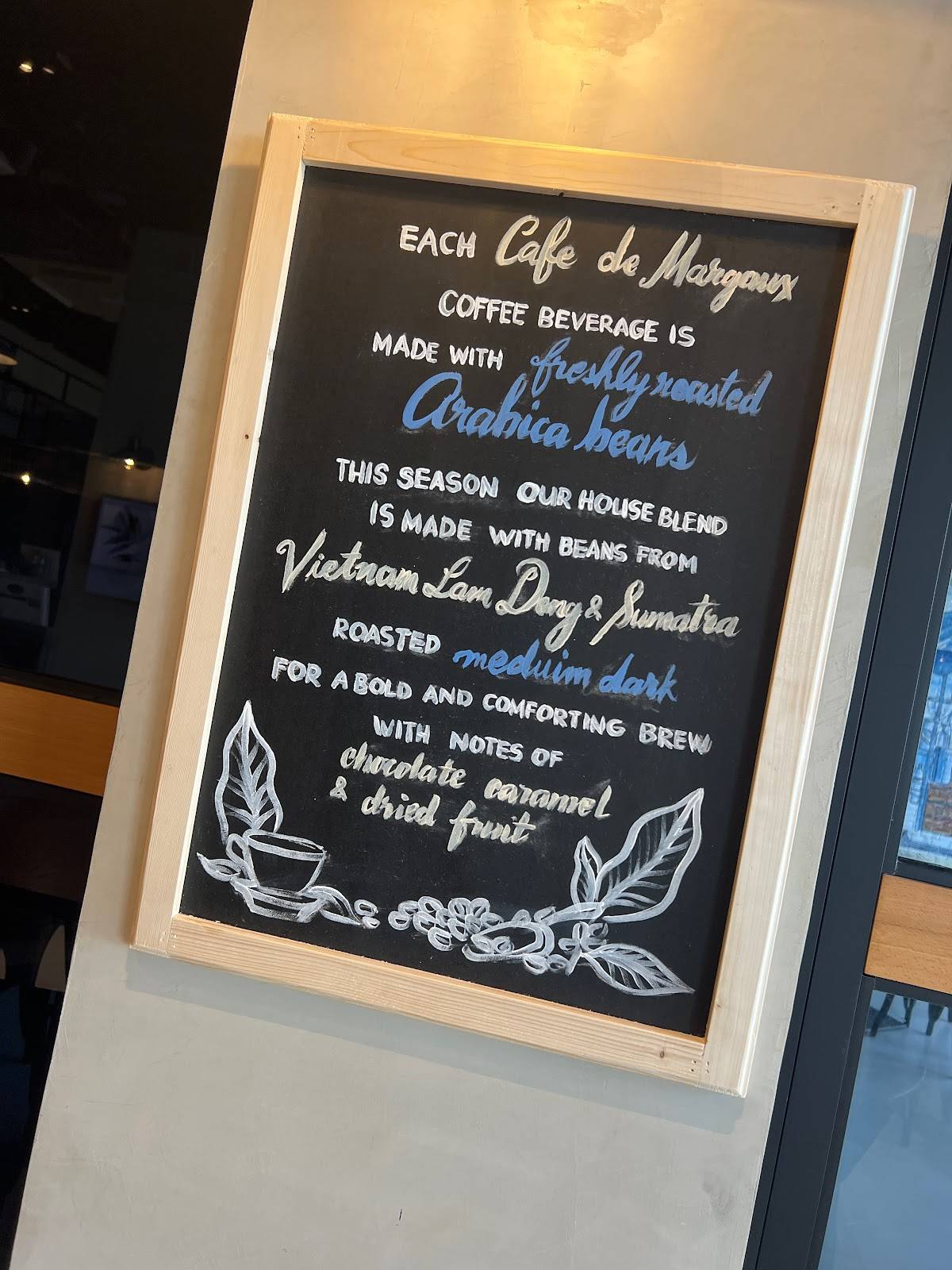 Menu at Cafe de Margaux, Guiguinto