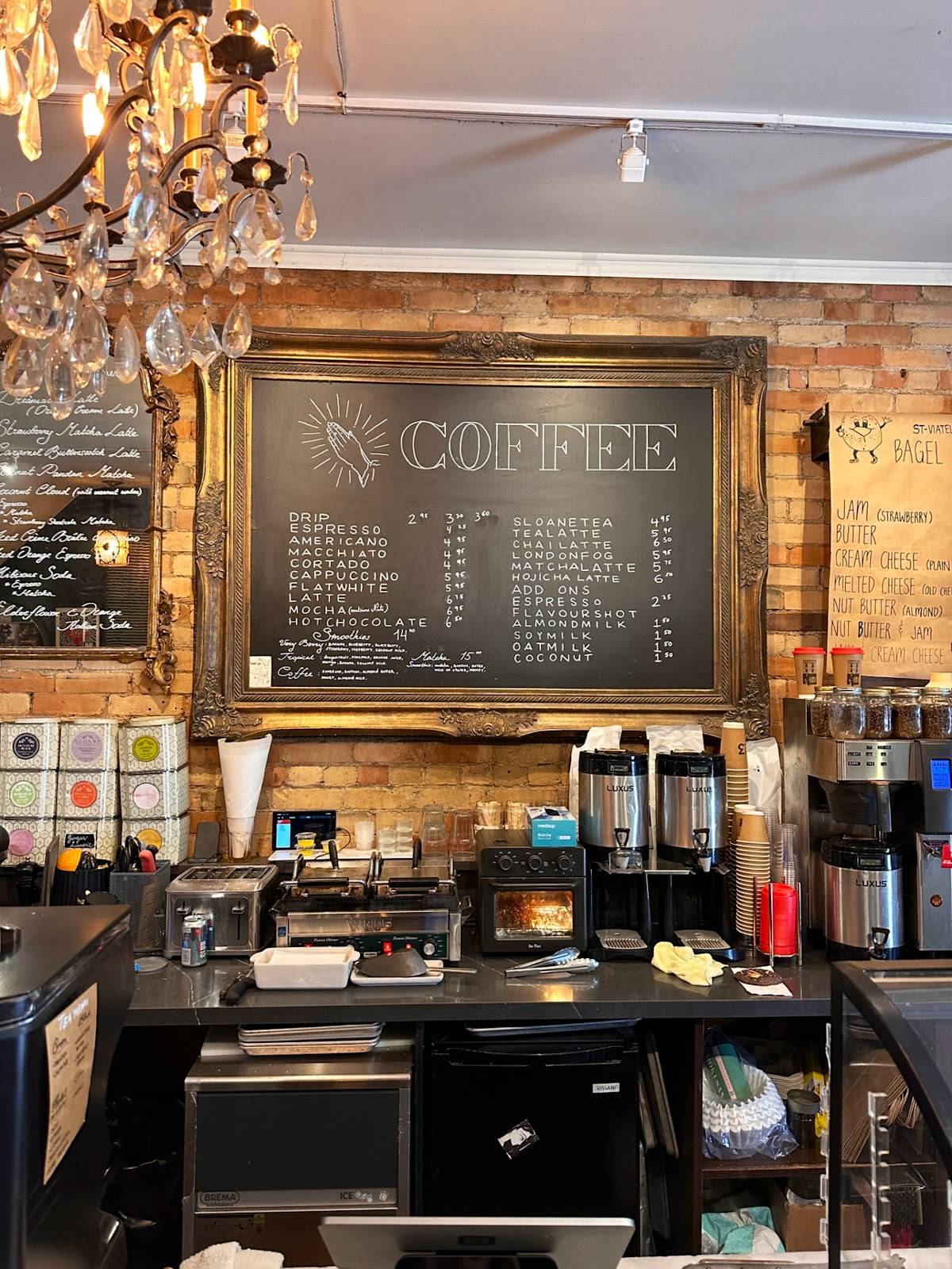 Menu at Cafe23, Toronto