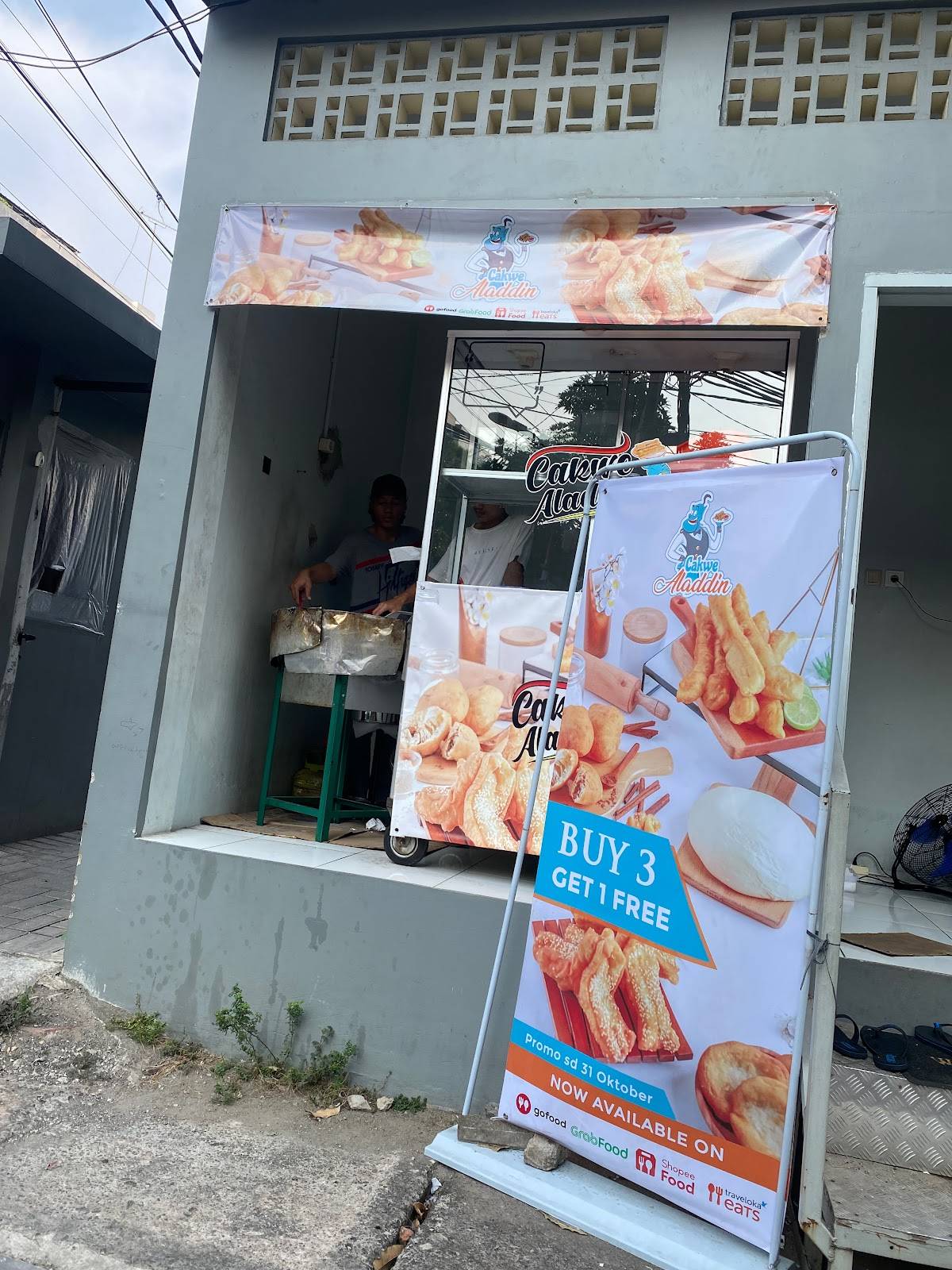 Carta de Cakwe Aladdin Pasar Baru, Central Jakarta