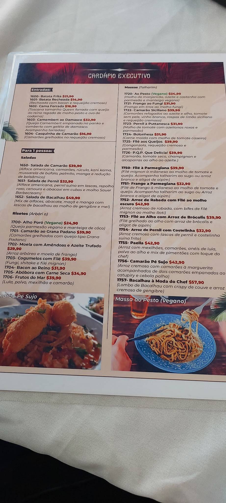 Menu em Bar Pé Sujo, Aracaju, Rua Maria Vasconcelos De Andrade