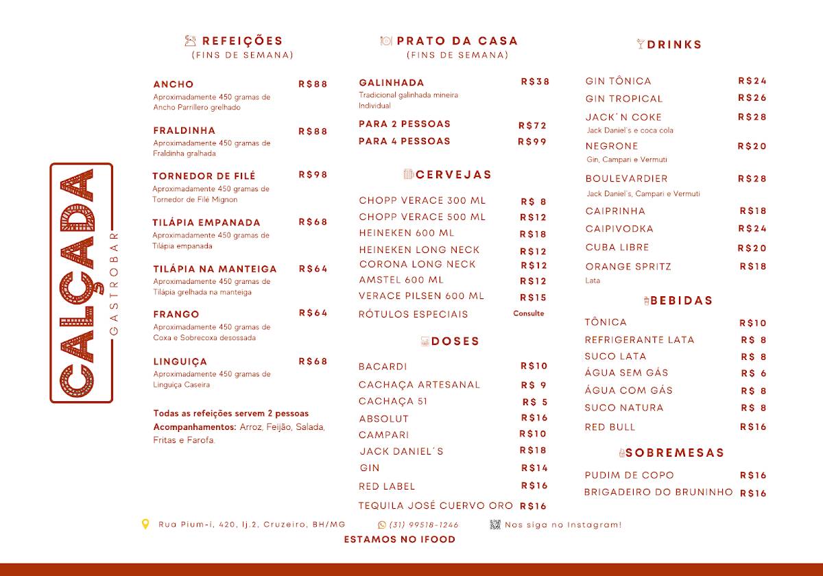 Menu em Restaurante Amado Lourdes, Belo Horizonte