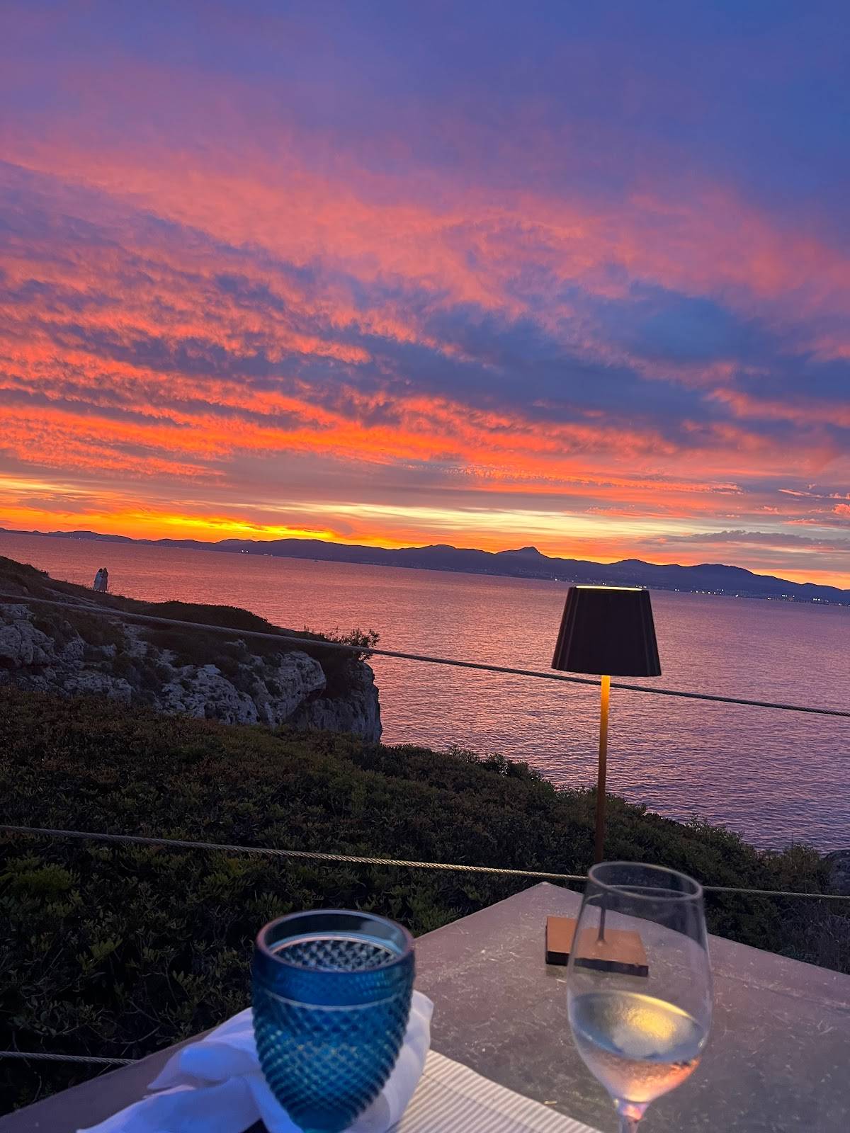 Menu at Sea Club, Cap Rocat, Cala Blava