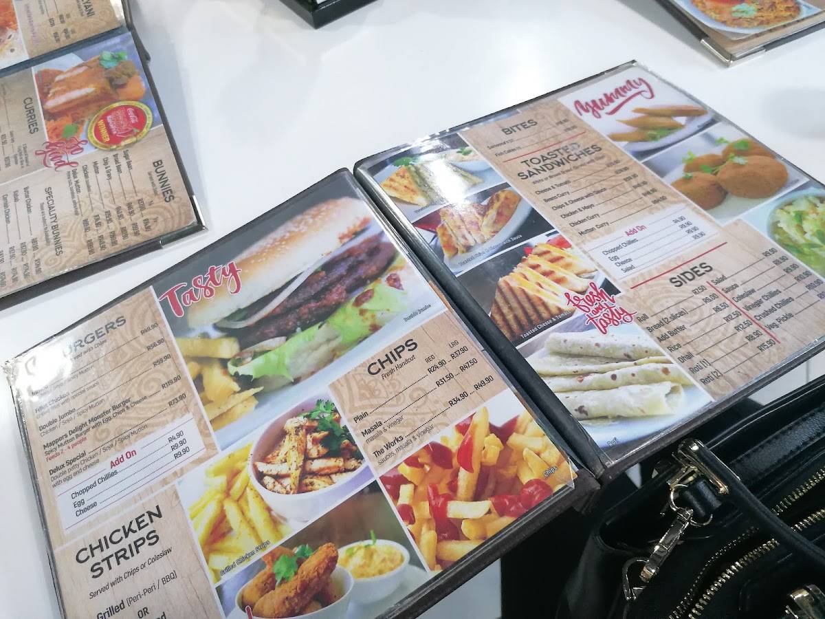 Menu at CaneCutters Umhlanga restaurant, Durban, 70 Horizon Views