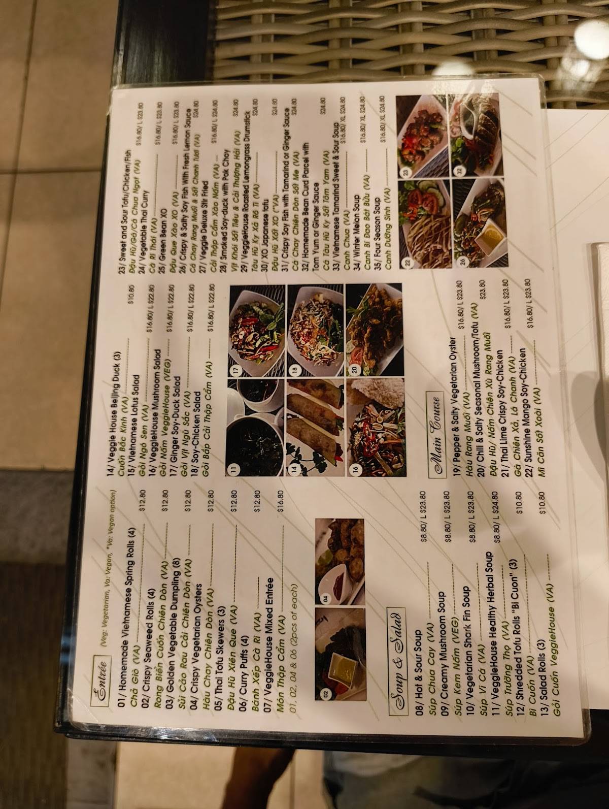 Menu at Veggie House Vegan & Vegetarian Restaurant, Canley Vale