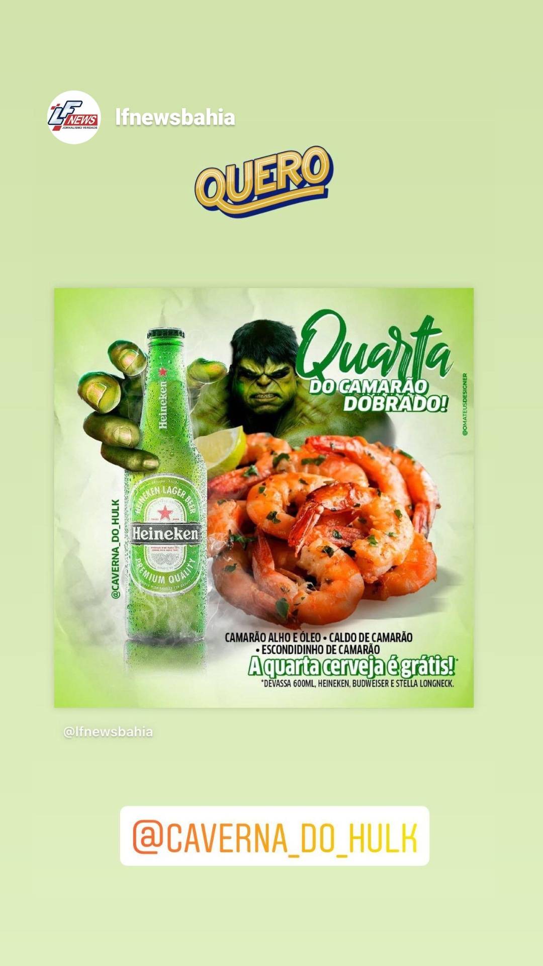 Menu em ANDERSON TÁXI, Lauro de Freitas