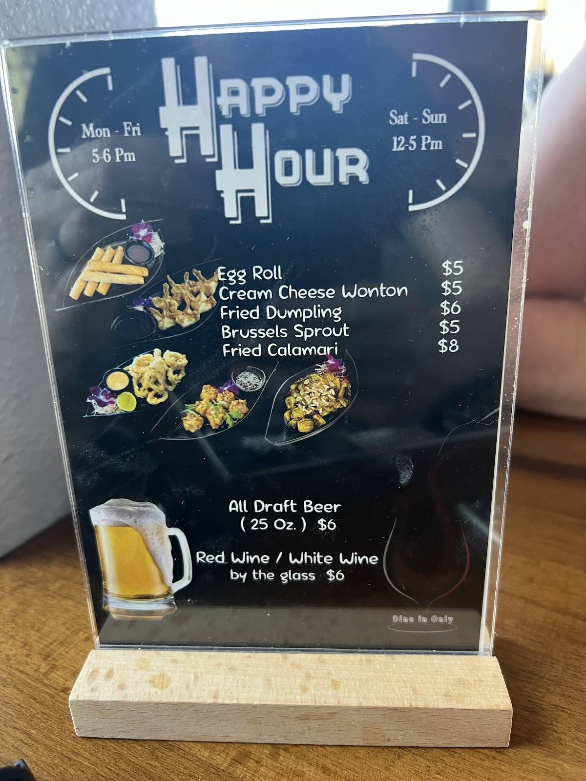 Menu at Cilantro Grill by Sip Saam Thai restaurant, Cedar Park
