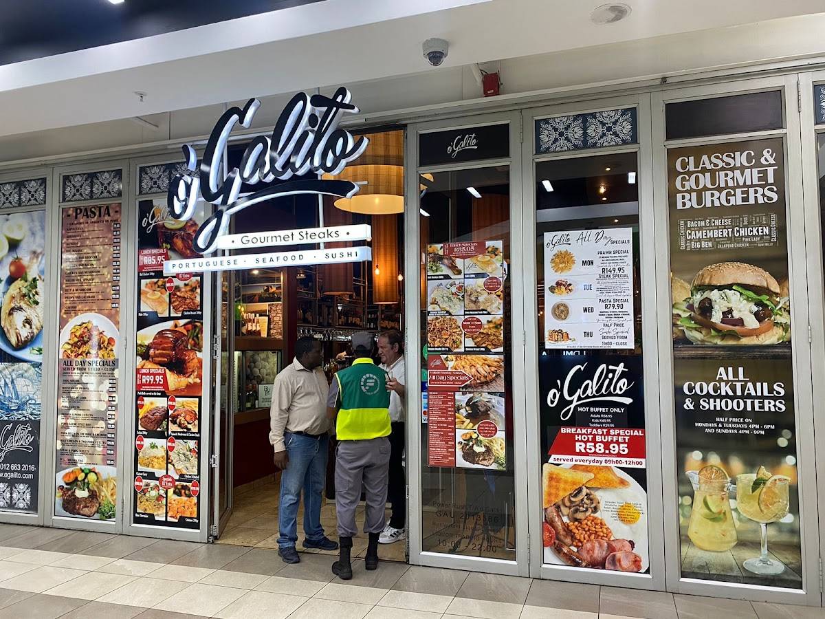 Menu at O'Galito - Centurion Mall restaurant, Centurion, Heuwel Rd