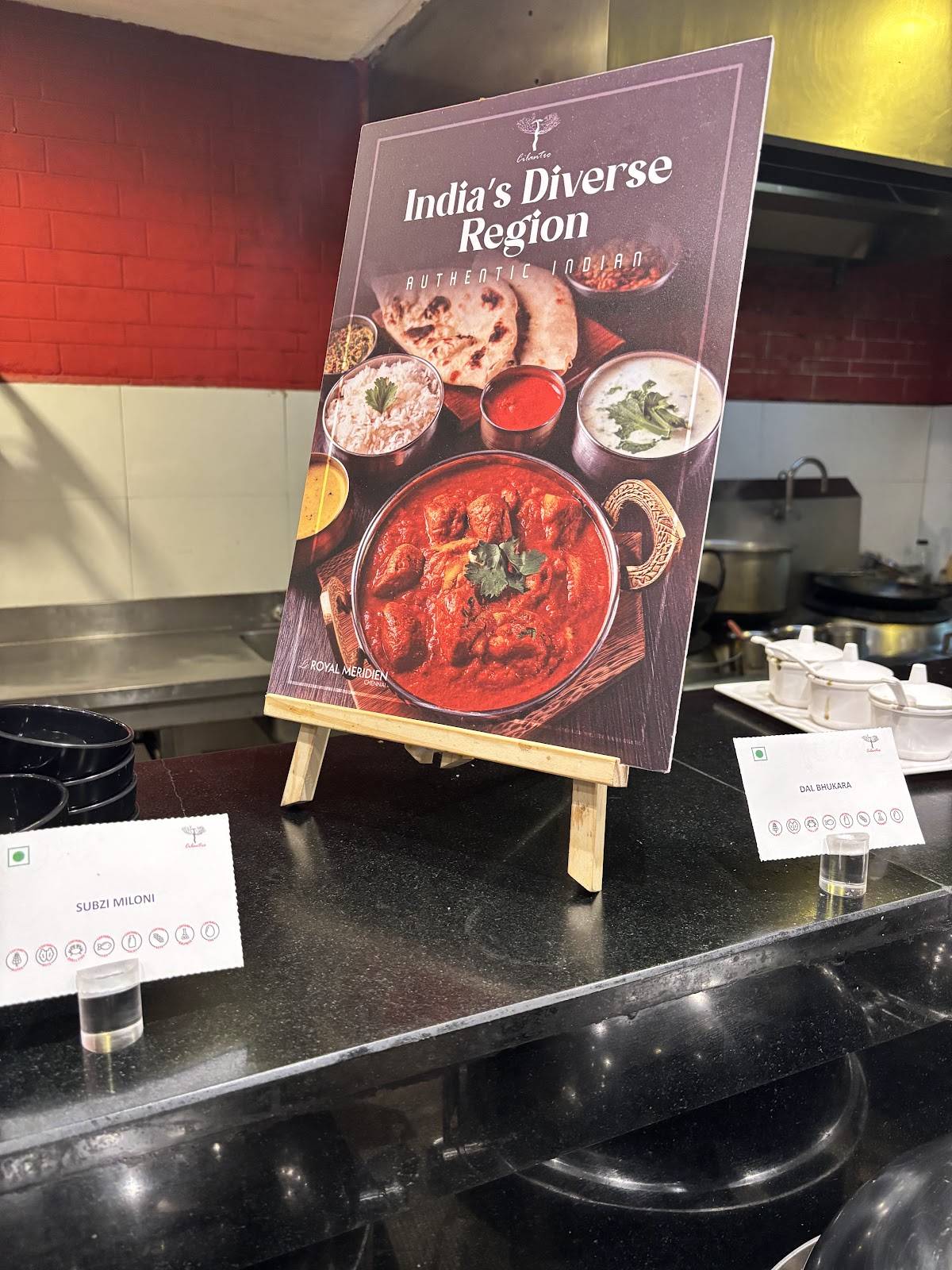 Menu at Cilantro, Chennai, 1
