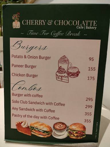 Menu at Cherry & Chocolatte Cafe - Versova, Mumbai