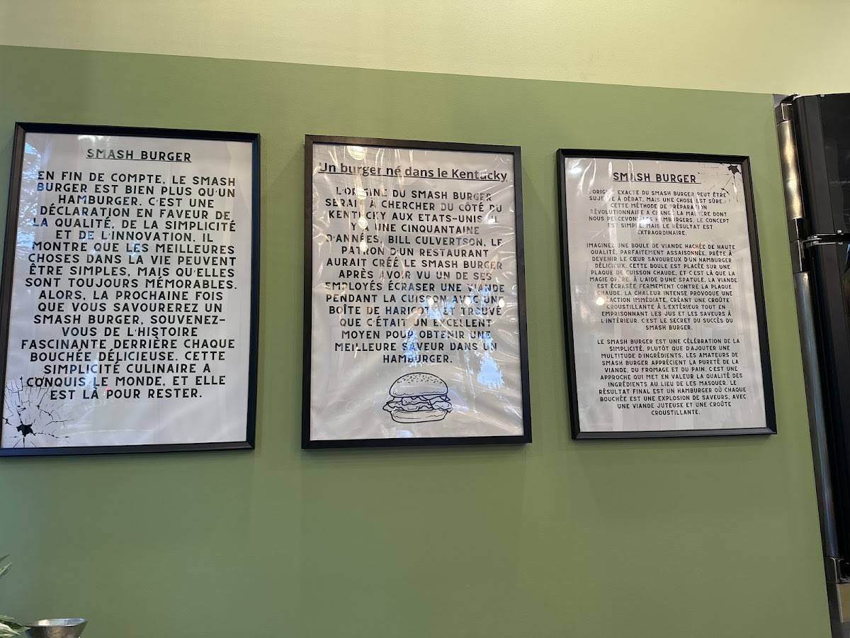 Menu at Chez Écrapou restaurant, Longueuil