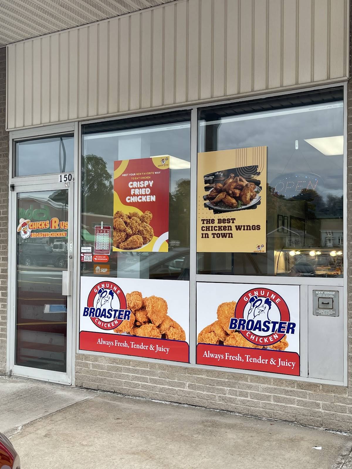 Menu at Chicks R Us Broasted Chicken restaurant, New Glasgow