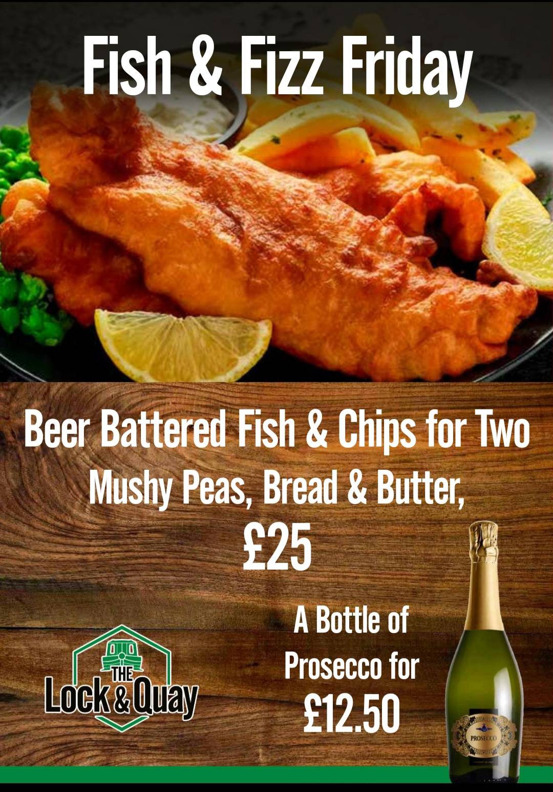 Menu at The Lock & Quay pub & bar, Chorley