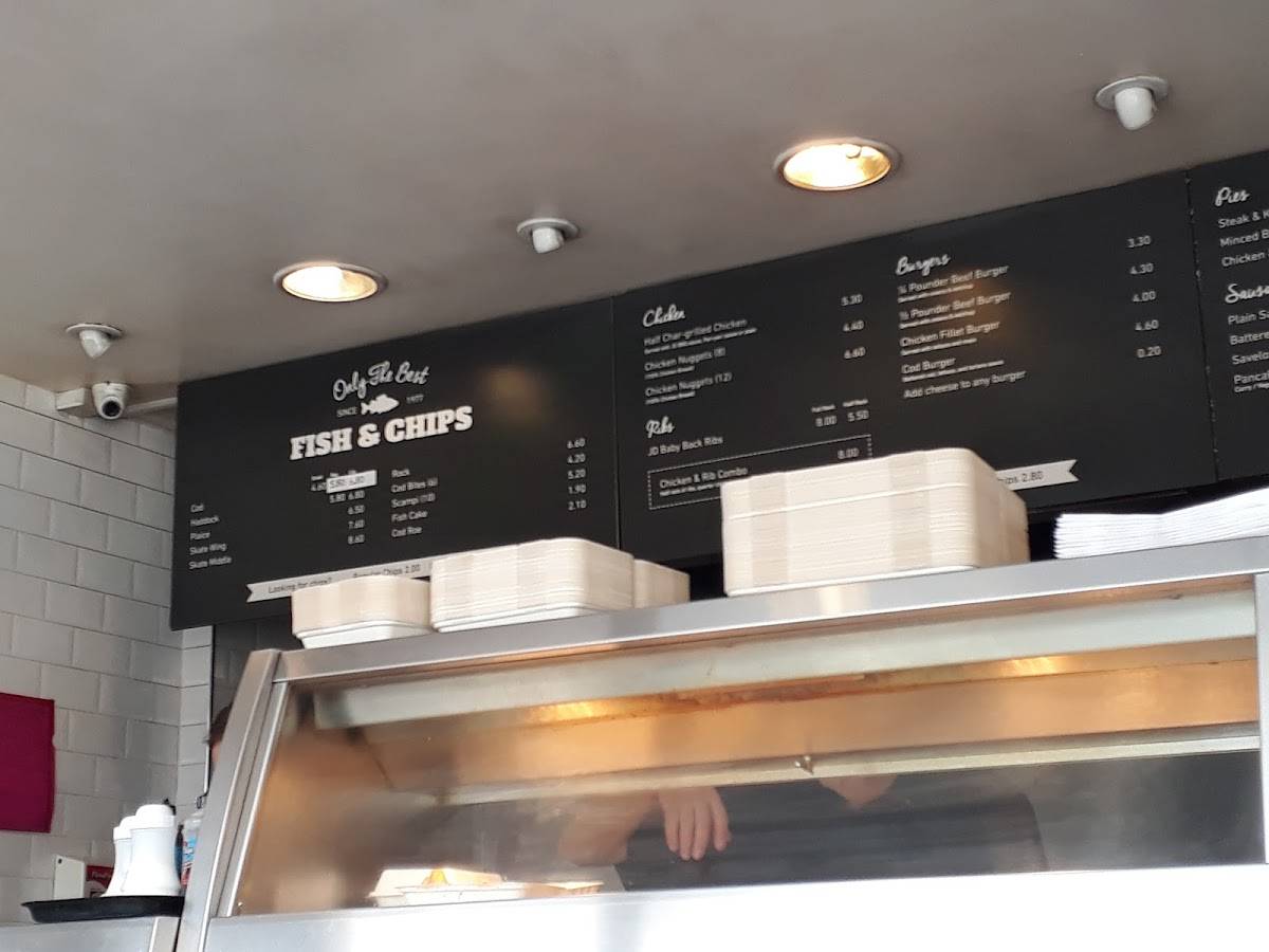 Menu at Chris' Fish & Chips Rayleigh fast food, Rayleigh