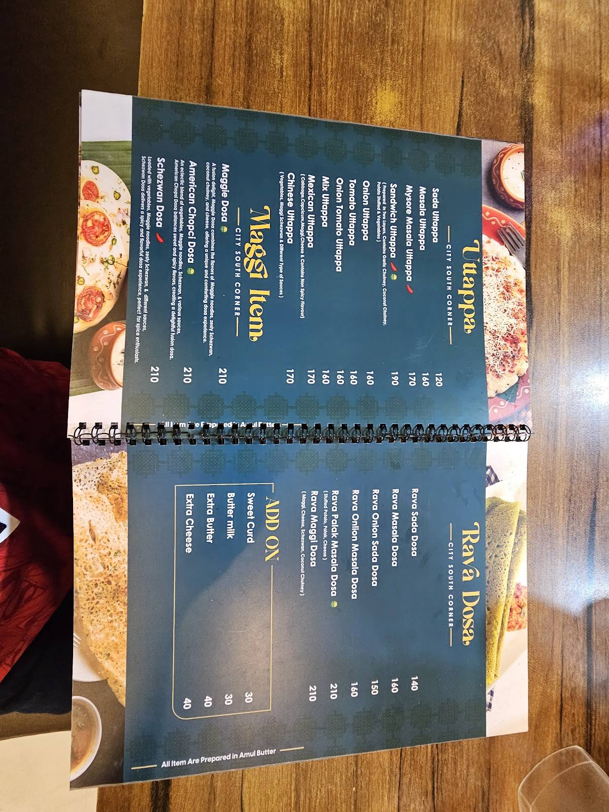 Menu at City South Corner - Best Restaurants, South Food Restaurant ...