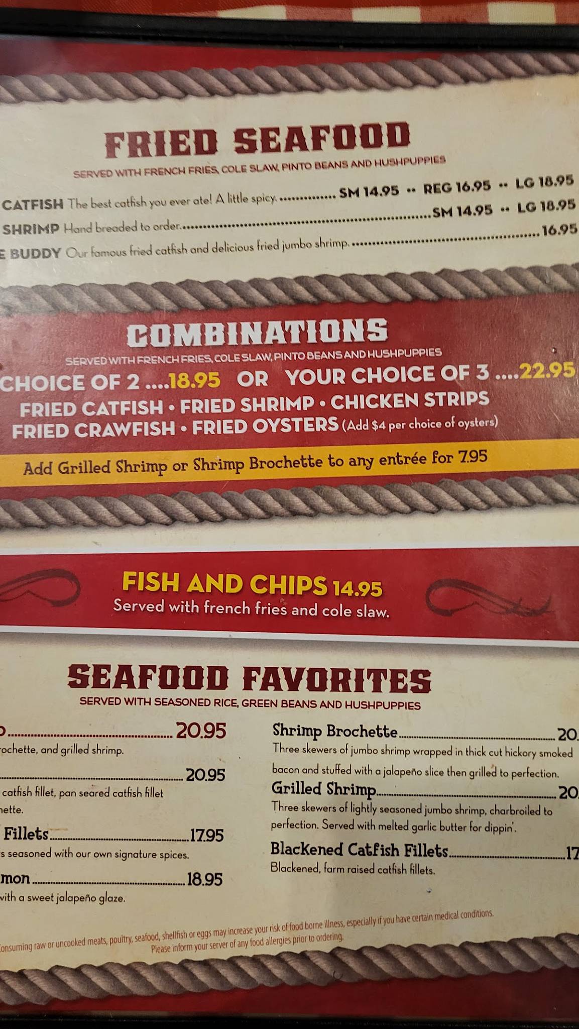 Menu at Clear Springs Restaurant, New Braunfels, TX-46