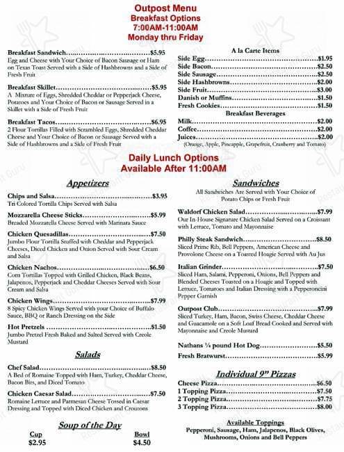 Menu at Heritage Ranch & Golf Country Club, Fairview