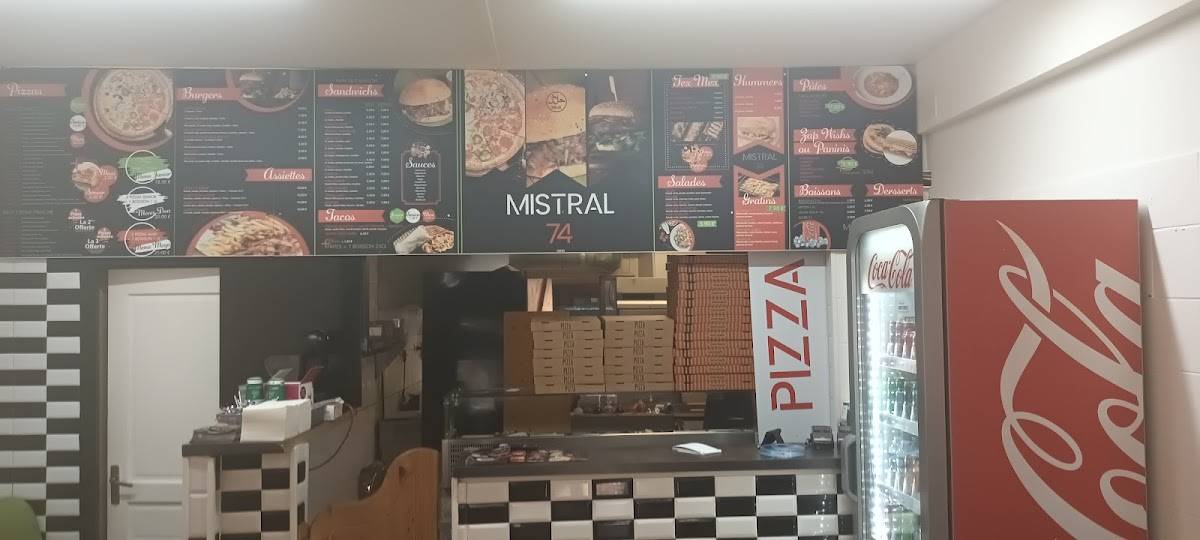 Carta del restaurante Mistral 74, Cluses
