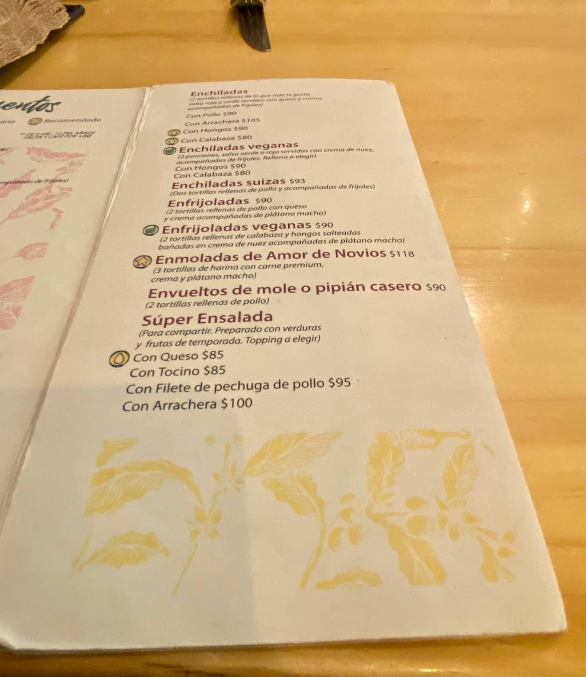 Carta de Coco y El Alacrán café de especialidad y comida deliciosa ...