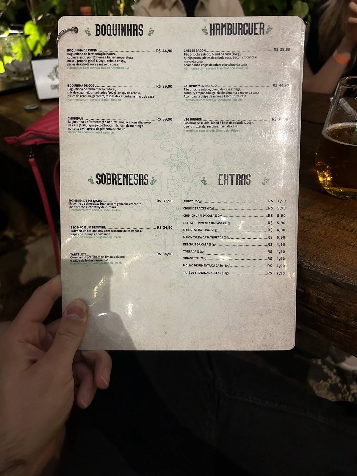 Menu em Consagrado's - Brew Garden pub & Bar, Campinas